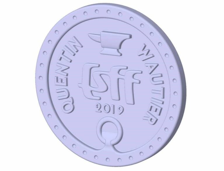 Moule Médaille Quentin Wautier ESFF 2019 / MERCI DANIELSON ENGINEERING ...